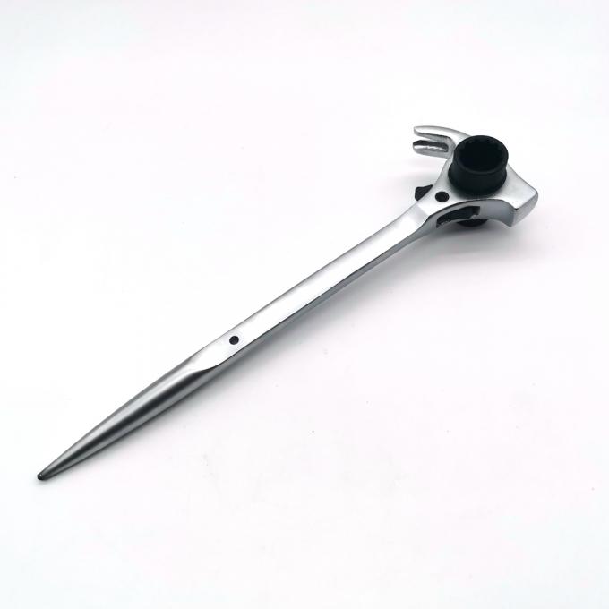 Hammer Ratchet Wrench 4 in 1 Scaffolding Podger Ratchet 19x22mm Spud ...