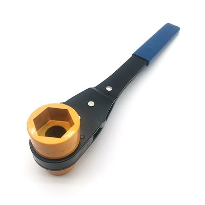Dual Sized Square Socket Distribution Lineman's Ratcheting Wrench with ...