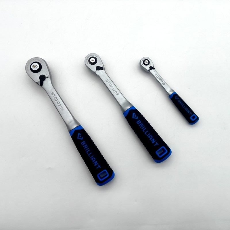 German Brilliant Tools 90 Teeth Reversible Ratchet Wrenches Quick ...